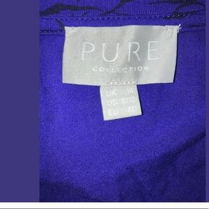 Pure Collection | Dresses | Pure Collection Blue Maxi Dress Short ...